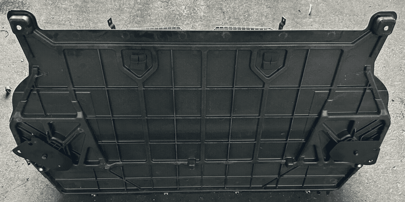 GENUINE FORD FIESTA MK7 3 DOOR VAN REAR BACK BULKHEAD MESH DIVIDER 2008 ...