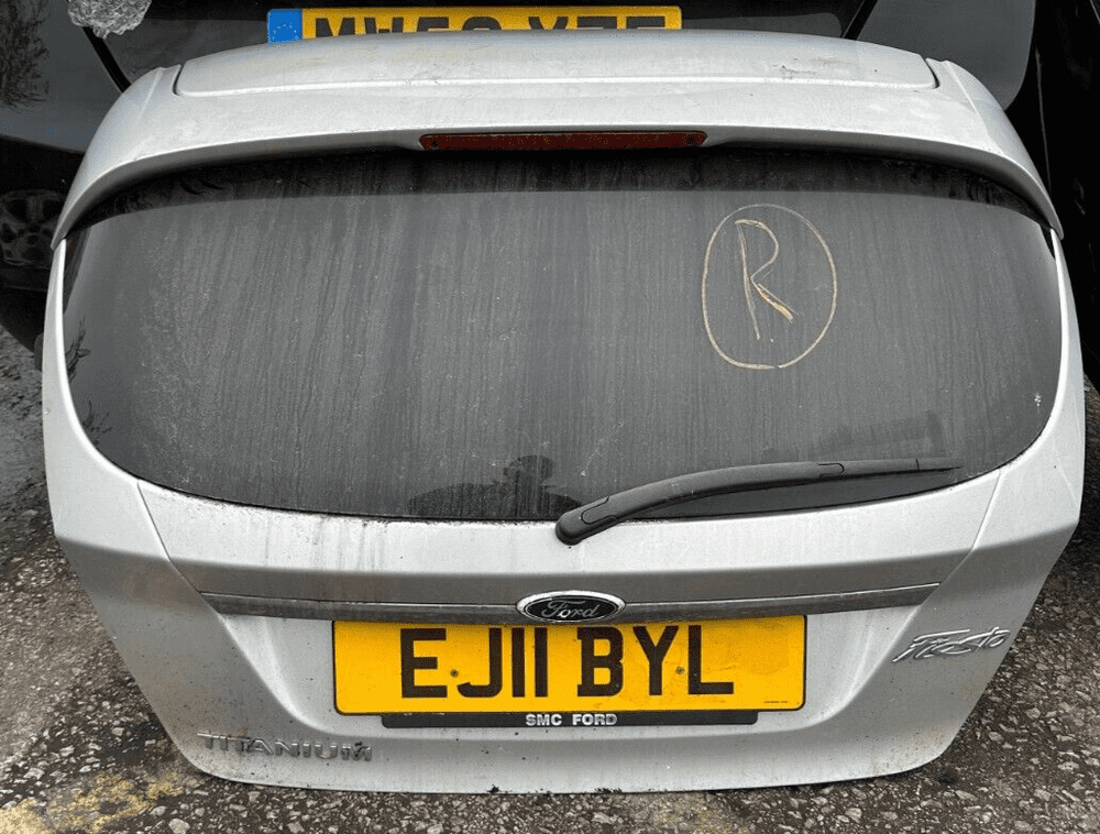 GENUINE FORD FIESTA MK7 BACK BOOT TAILGATE DOOR HATCH SILVER 2008 - 2012
