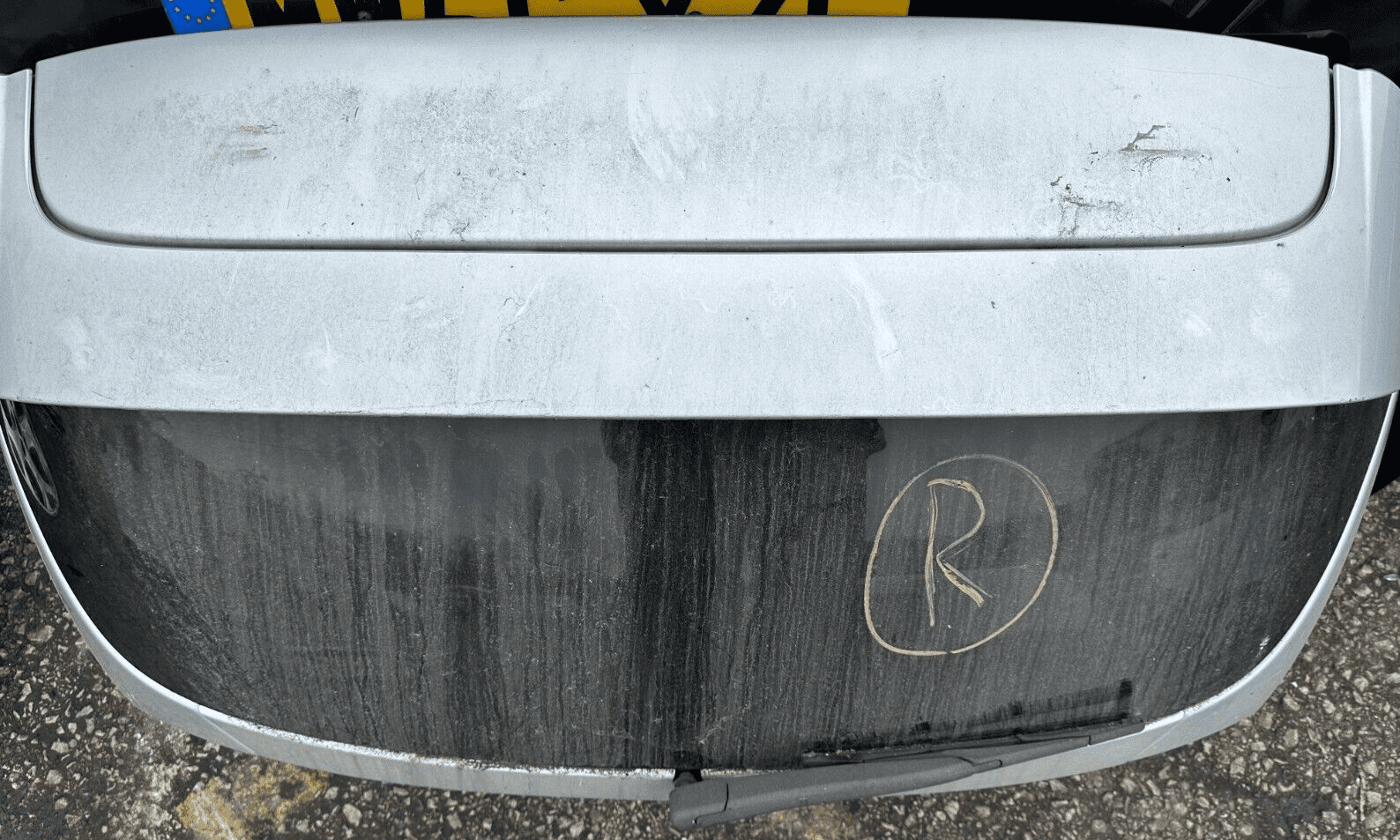 GENUINE FORD FIESTA MK7 BACK BOOT TAILGATE DOOR HATCH SILVER 2008 - 2012