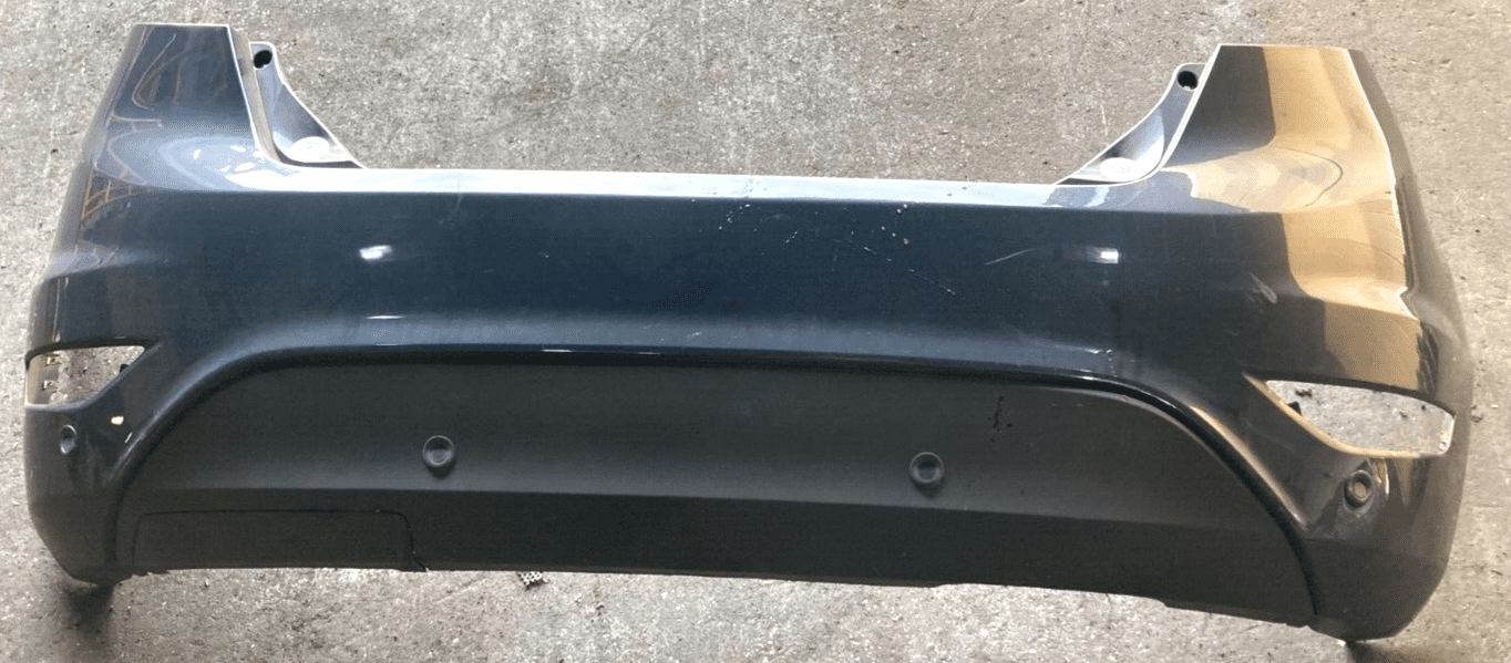 GENUINE FORD FIESTA MK7 BACK REAR BUMPER WITH PCD MIDNIGHT SKY 2008-2012
