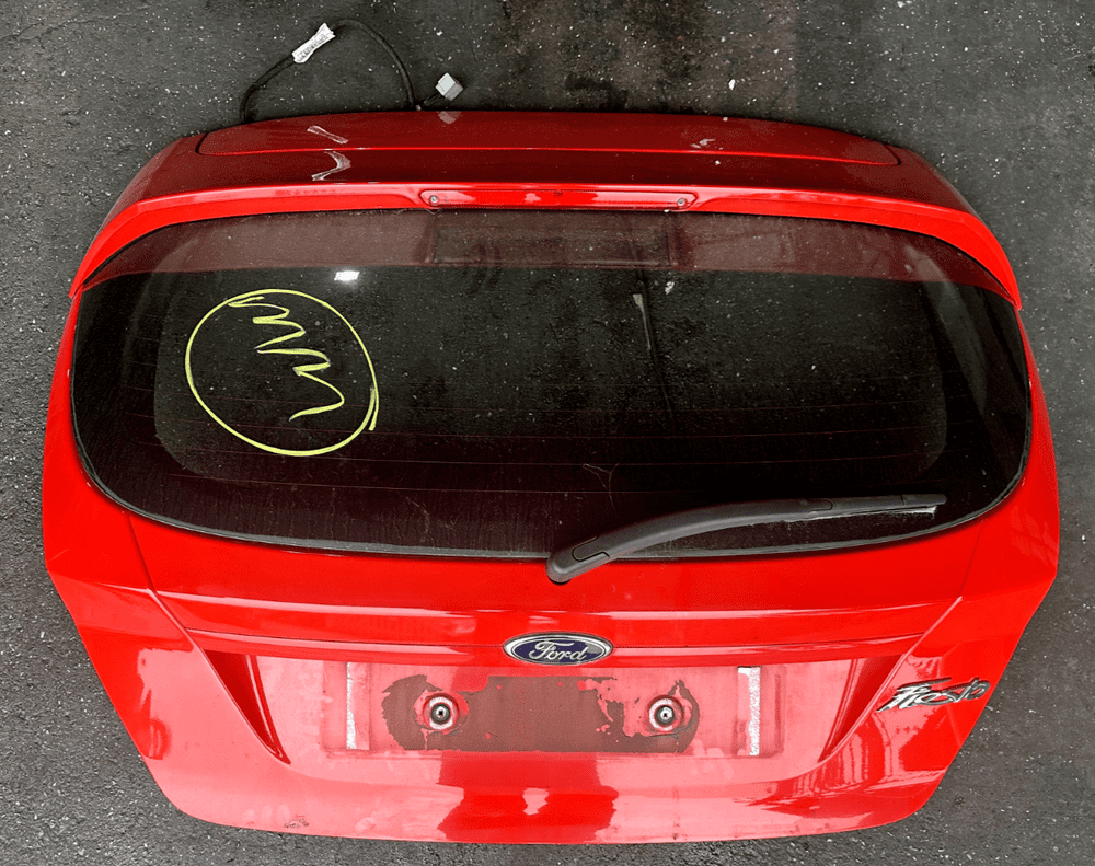 GENUINE FORD FIESTA MK7 BOOT HATCH LID TAILGATE BACK DOOR CANDY RED ...