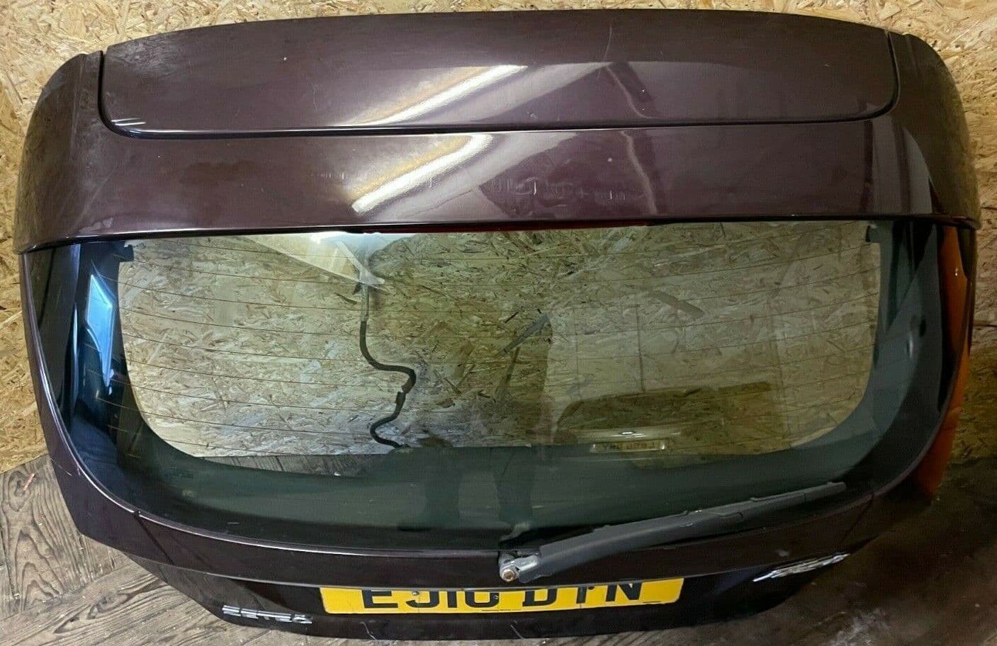 GENUINE FORD FIESTA MK7 BOOT HATCH LID TAILGATE BACK DOOR IN MORELLO ...