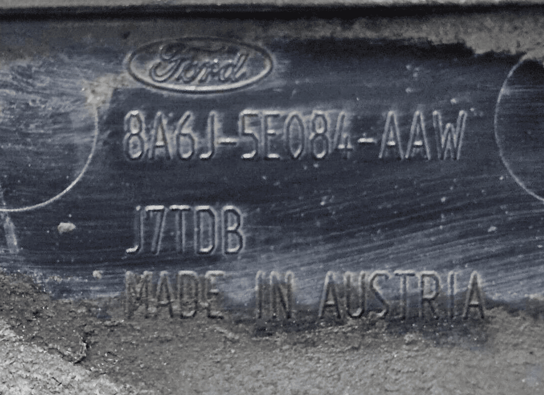 GENUINE FORD FIESTA MK7 DRIVER FRONT JACK JACKING POINT COVER BLACK ...