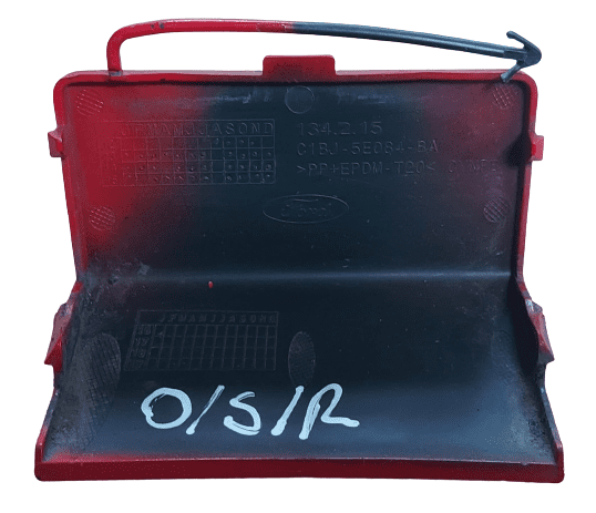 GENUINE FORD FIESTA MK7 DRIVER REAR JACKING POINT COVER RACE RED 2013-2017