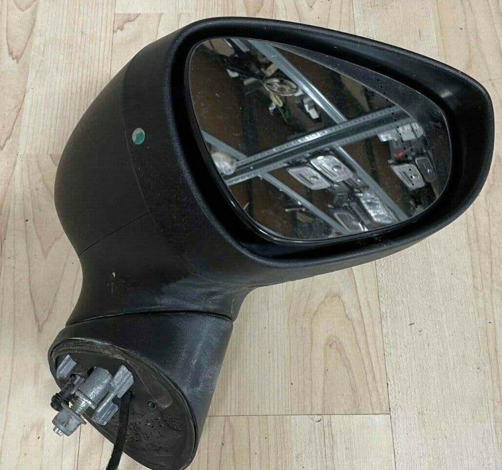 GENUINE FORD FIESTA MK7 DRIVER RIGHT ELECTRIC WING MIRROR MATT BLACK ...