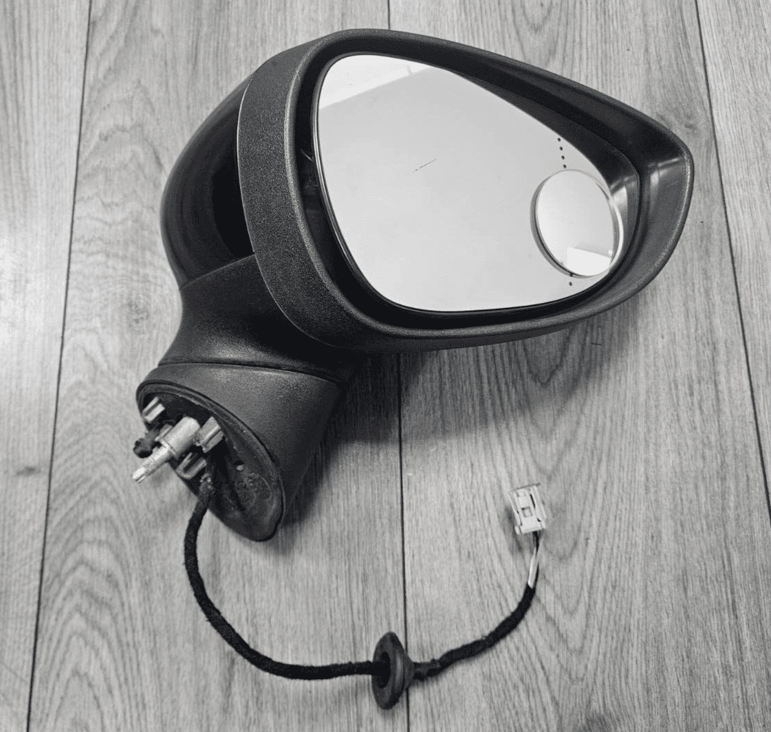 GENUINE FORD FIESTA MK7 DRIVER RIGHT WING MIRROR PANTHER BLACK 2008 - 2012
