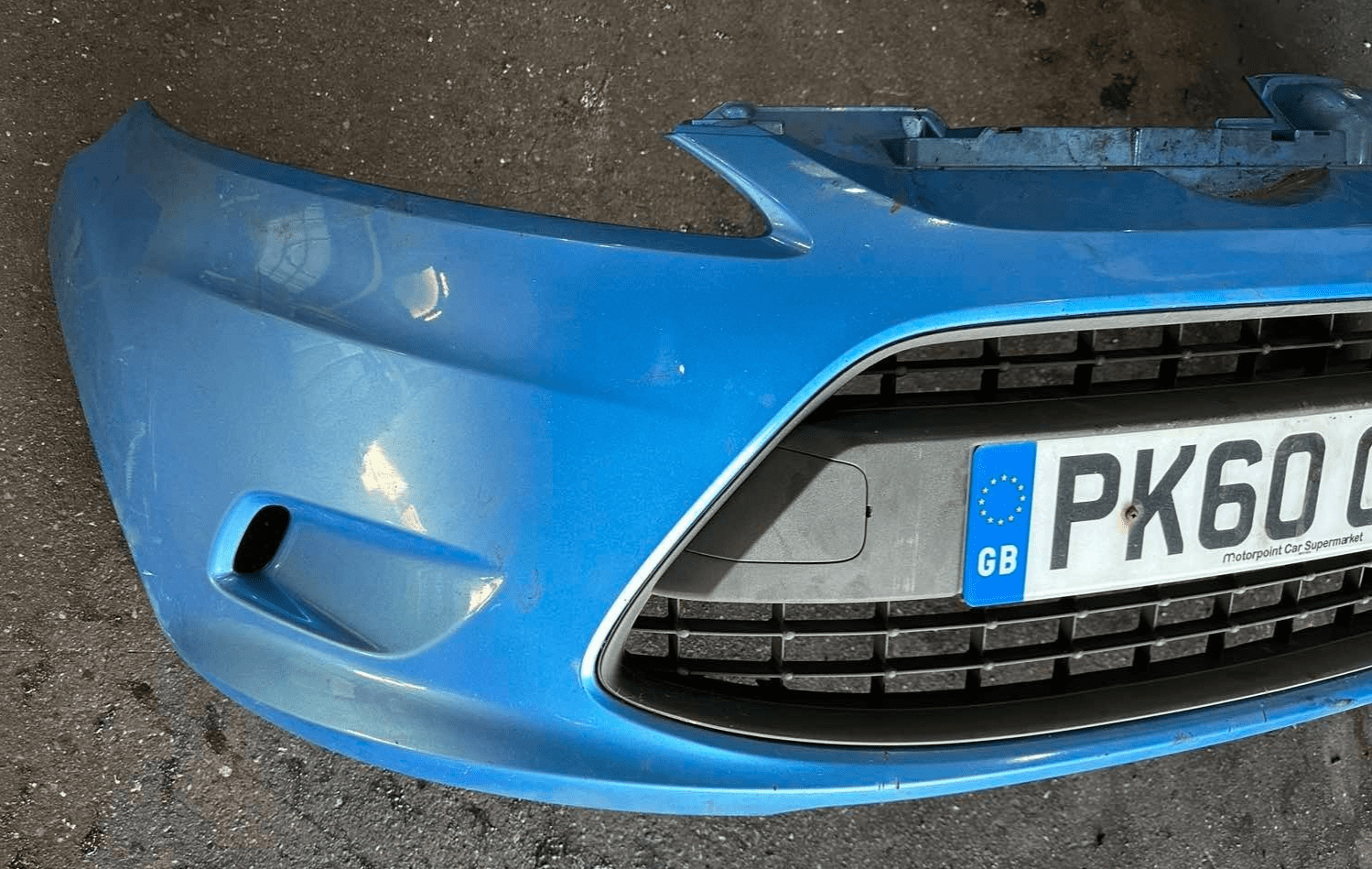 GENUINE FORD FIESTA MK7 EDGE STYLE FRONT BUMPER VISION BLUE 2008 - 2012 ...