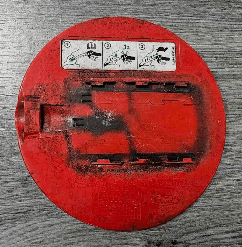 GENUINE FORD FIESTA MK7 FUEL FILLER FLAP DOOR COVER RACE RED 2012 - 2017
