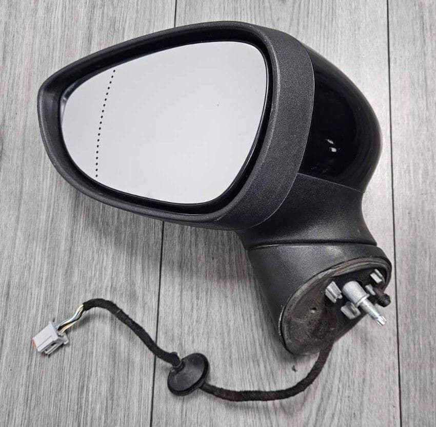 GENUINE FORD FIESTA MK7 PASSENGER LEFT WING MIRROR PANTHER BLACK 2013 ...