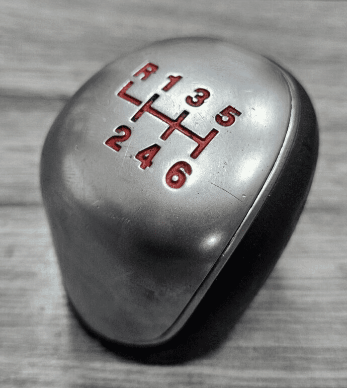 GENUINE FORD FIESTA MK7 ST ST180 RED SILVER GEAR KNOB CV6R-7217-AKA ...