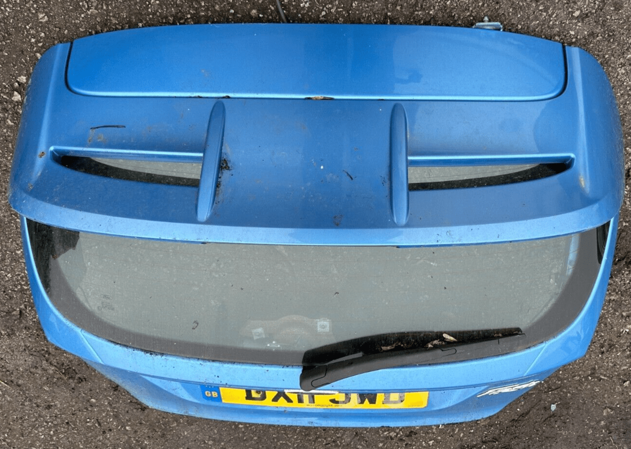 GENUINE FORD FIESTA MK7 ZETEC S BACK BOOT TAILGATE HATCH VISION BLUE ...