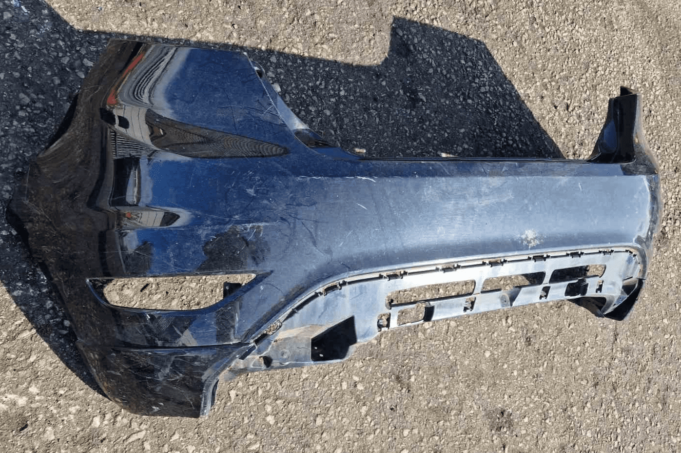 GENUINE FORD FIESTA MK7 ZETEC-S BACK REAR BUMPER PANTHER BLACK 2008 - 2012