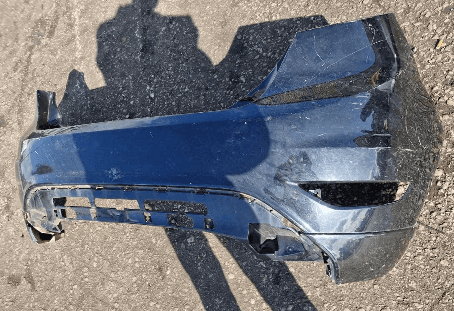GENUINE FORD FIESTA MK7 ZETEC-S BACK REAR BUMPER PANTHER BLACK 2008 - 2012