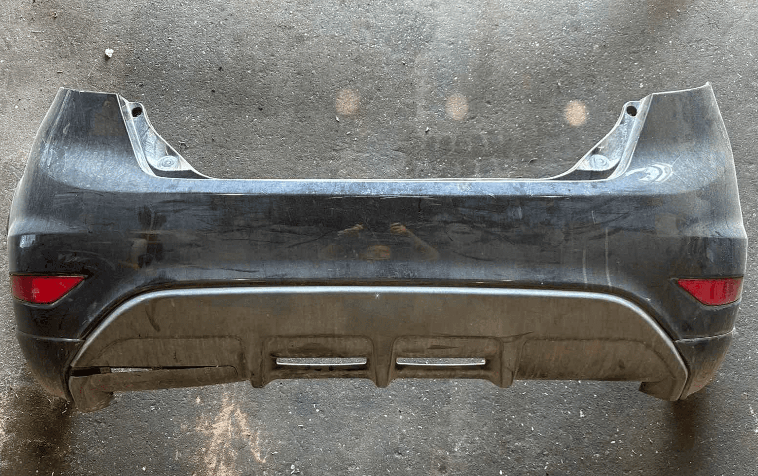 GENUINE FORD FIESTA MK7 ZETEC-S BACK REAR BUMPER PANTHER BLACK 2008 ...