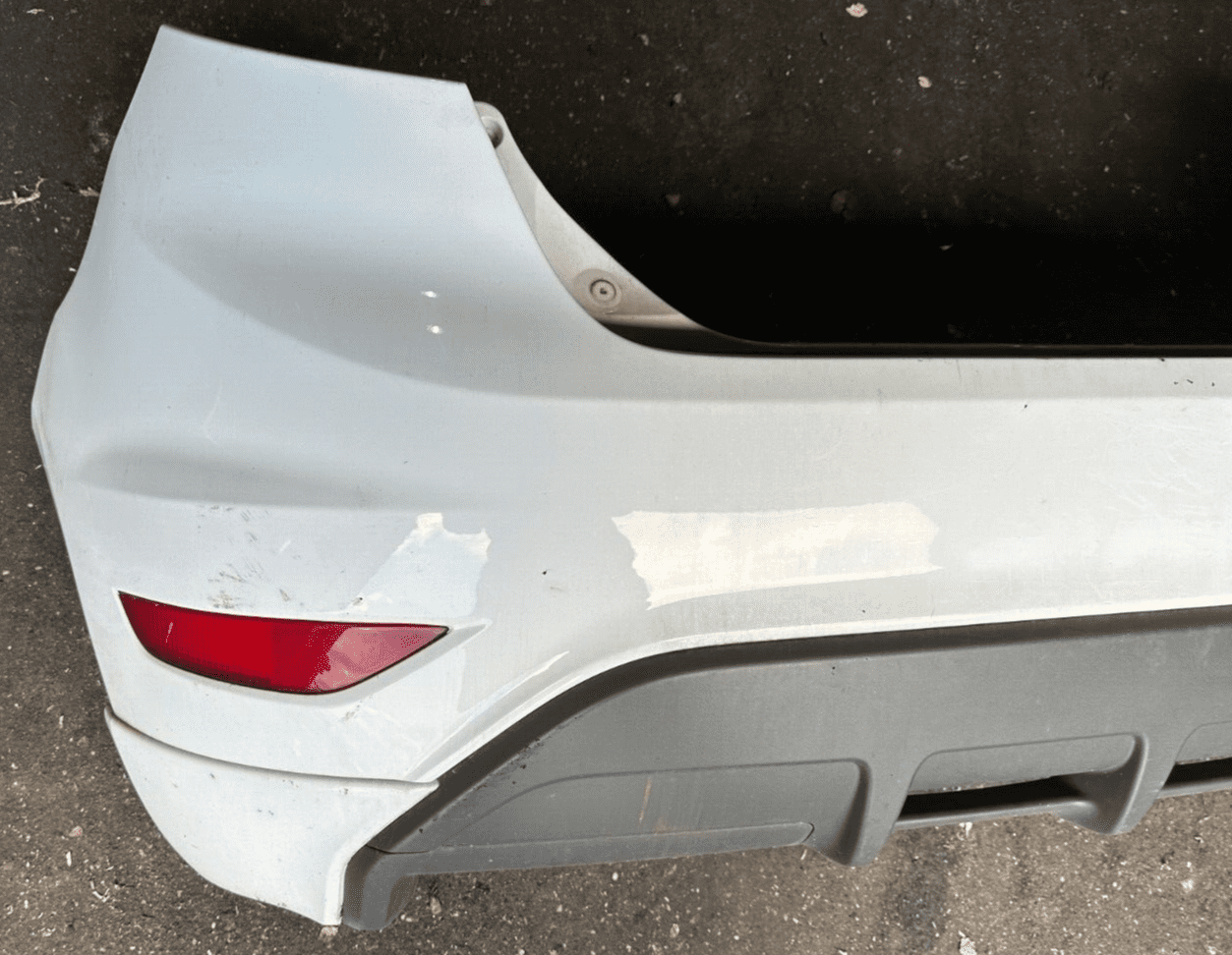 GENUINE FORD FIESTA MK7 ZETEC S ST BACK REAR BUMPER FROZEN WHITE 2008 ...