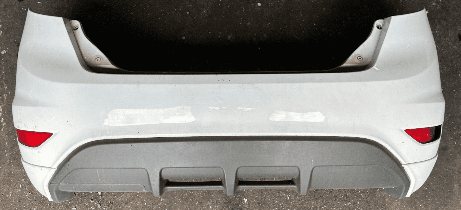 GENUINE FORD FIESTA MK7 ZETEC S ST BACK REAR BUMPER FROZEN WHITE 2008 ...