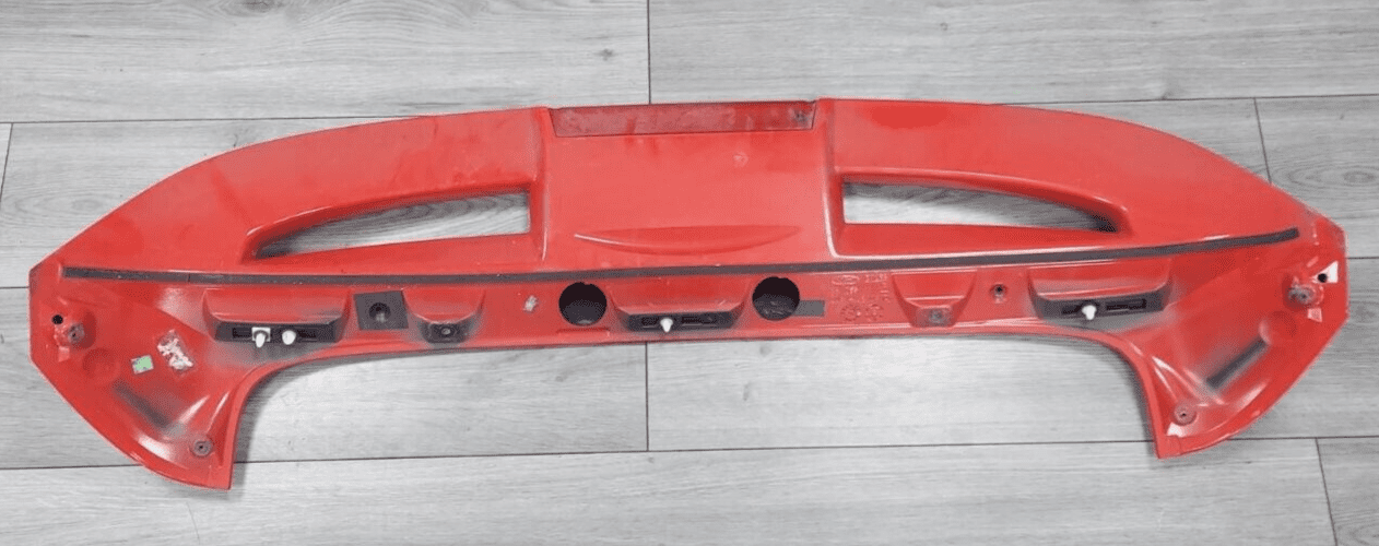 GENUINE FORD FIESTA MK7 ZETEC-S ST REAR TAILGATE BOOT SPOILER RED 2008-2017