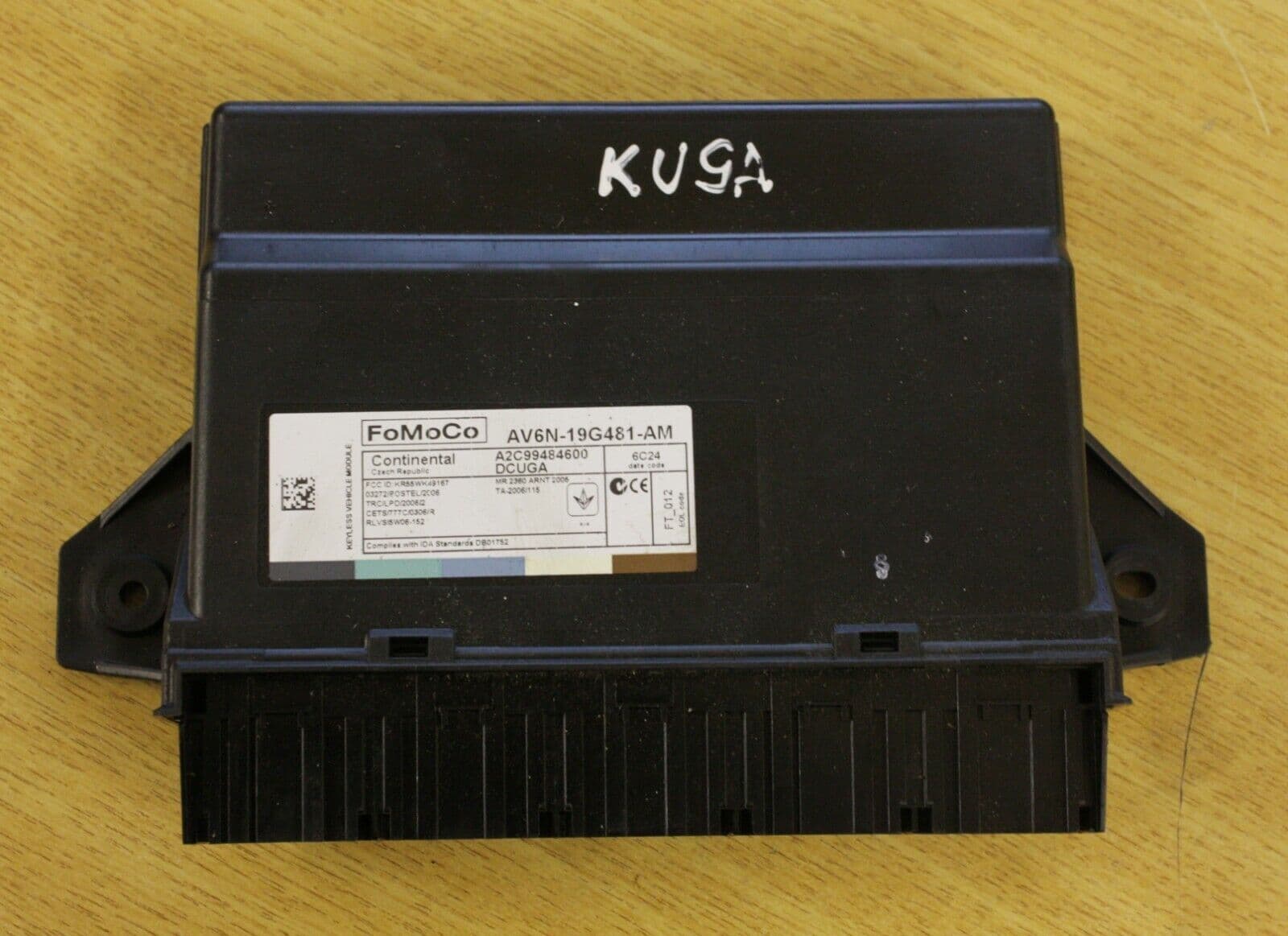 GENUINE FORD FOCUS C-MAX KUGA GEM MODULE KEYLESS ENTRY AV6N-19G481-AM ...