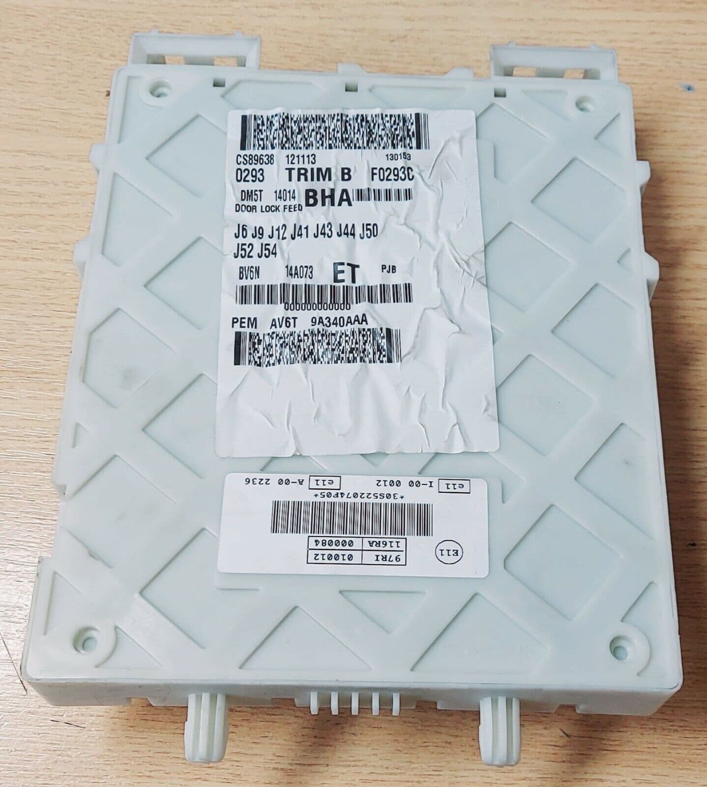 GENUINE FORD FOCUS C-MAX MK3 BODY CONTROL FUSE BOX BCM BV6N-14A073-ET ...