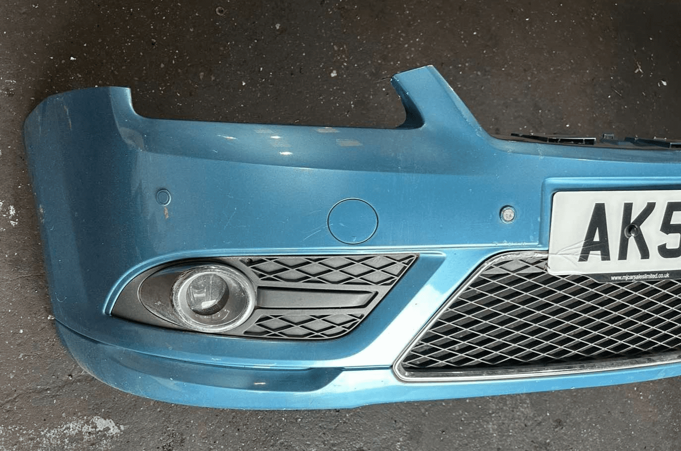 GENUINE FORD FOCUS CC CONVERTIBLE FRONT BUMPER PDC ACQUA BLUE 2006-2009 ...
