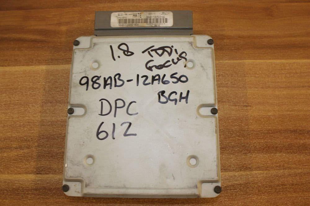 GENUINE FORD FOCUS MK1 1 8 TDDi ECU BRAIN PCM HATE 98AB-12A650-BGH 1998 ...