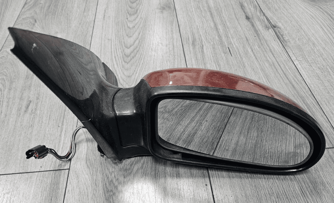 GENUINE FORD FOCUS MK1 DRIVER RIGHT ELECTRIC WING MIRROR PEPPER RED ...