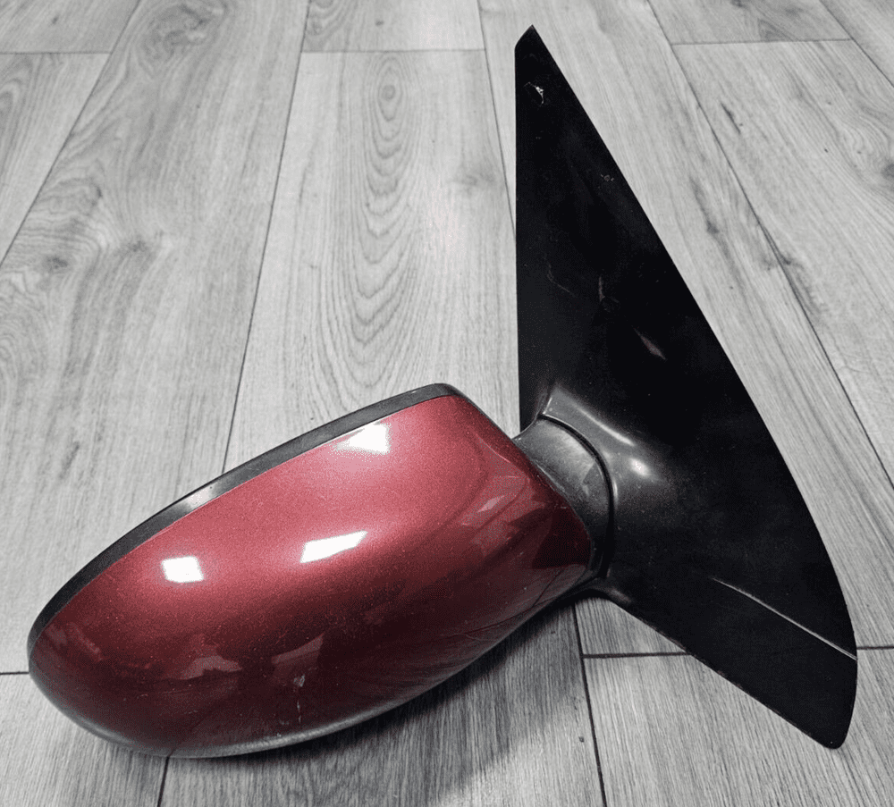 GENUINE FORD FOCUS MK1 DRIVER RIGHT ELECTRIC WING MIRROR PEPPER RED ...