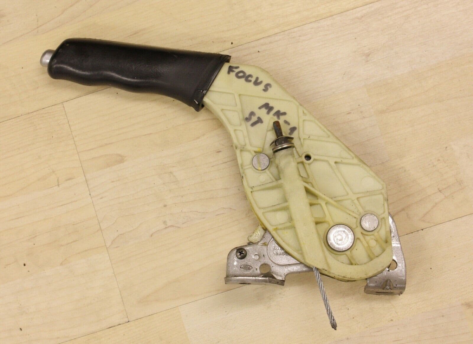 GENUINE FORD FOCUS MK1 ST170 LEATHER HANDBRAKE LEVER MANUAL ADJUST 2002 ...