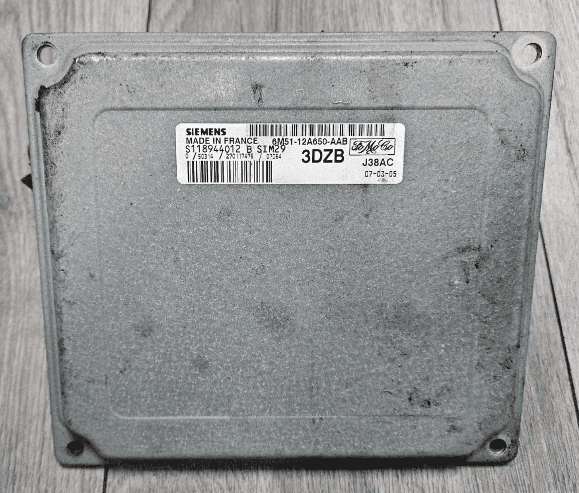 GENUINE FORD FOCUS MK2 1 6 PETROL ECU PCM MODULE 6M51-12A650-AAB 2005 ...
