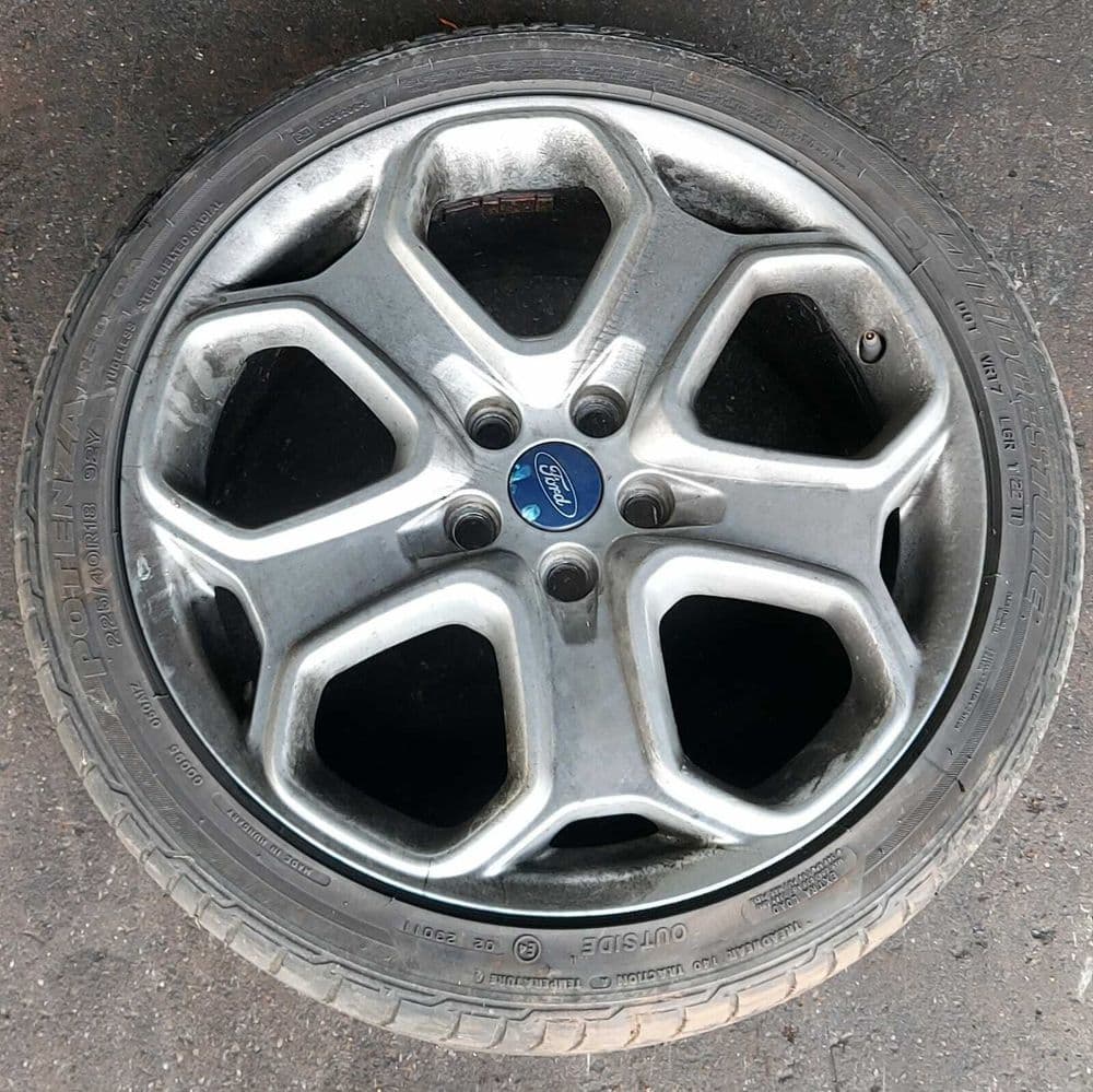 GENUINE FORD FOCUS MK2 18" ZETEC S 5 SPOKE ALLOY WHEEL 225 40 18 2005 ...