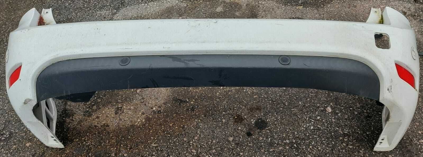 GENUINE FORD FOCUS MK2 ESTATE WHITE REAR BUMPER WITH PCD FACELIFT 2008 ...