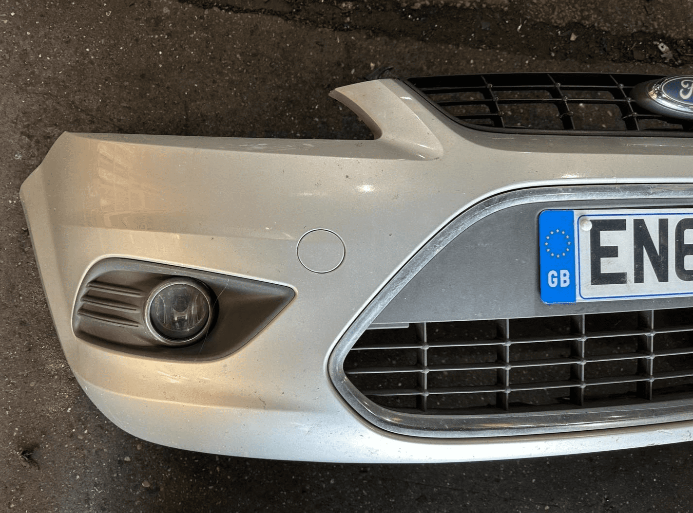 GENUINE FORD FOCUS MK2 FACELIFT FRONT BUMPER MOONDUST SILVER 2008 ...