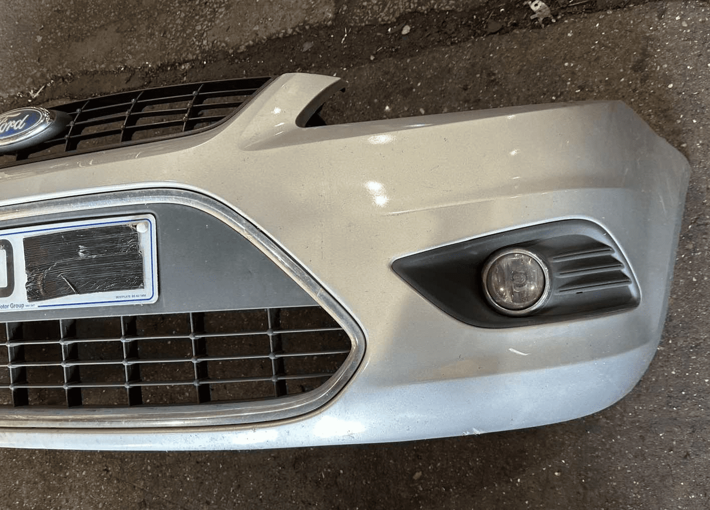 GENUINE FORD FOCUS MK2 FACELIFT FRONT BUMPER MOONDUST SILVER 2008 ...