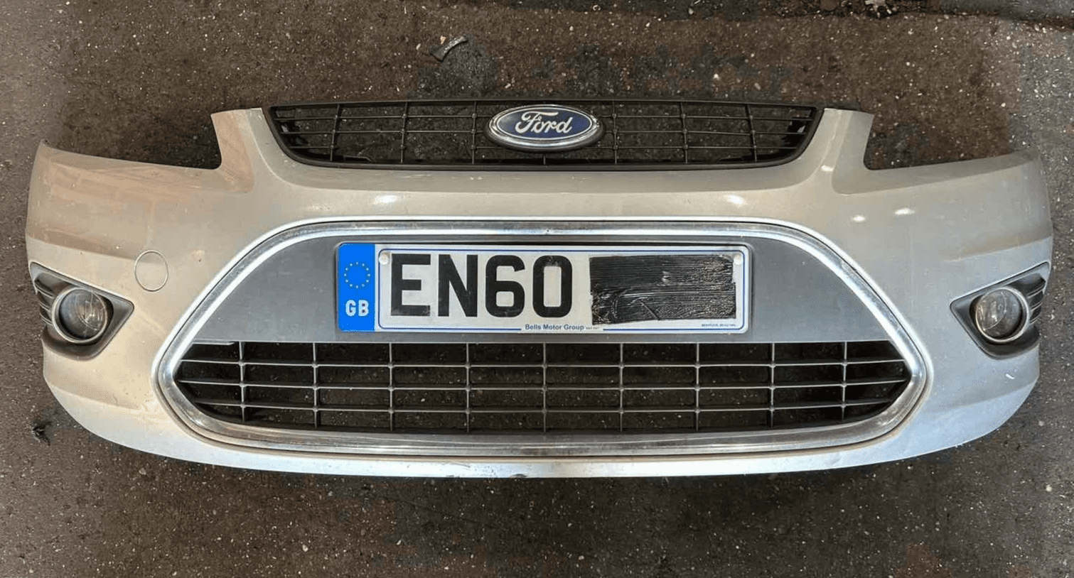 GENUINE FORD FOCUS MK2 FACELIFT FRONT BUMPER MOONDUST SILVER 2008 ...