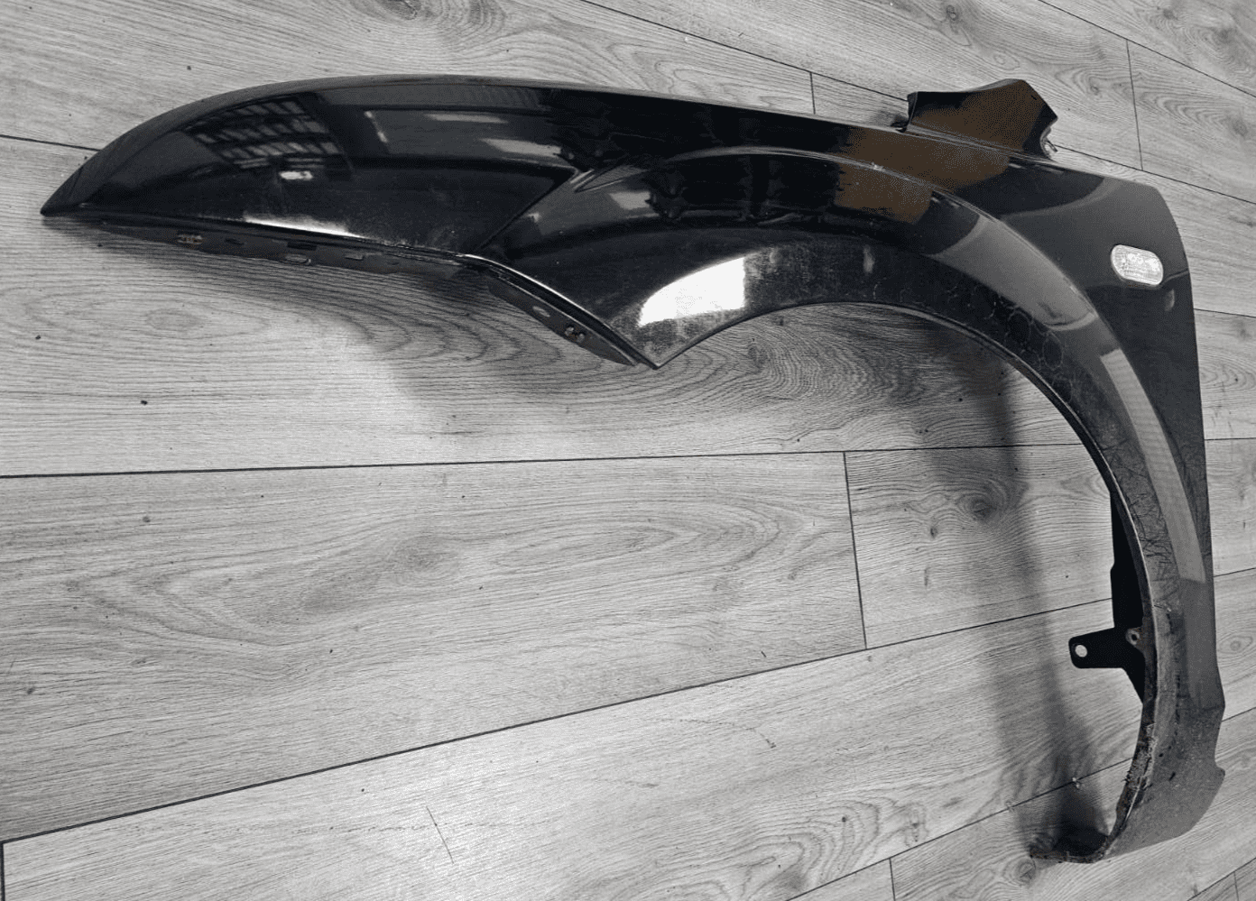 GENUINE FORD FOCUS MK2 LEFT PASSENGER SIDE WING FENDER PANTHER BLACK ...