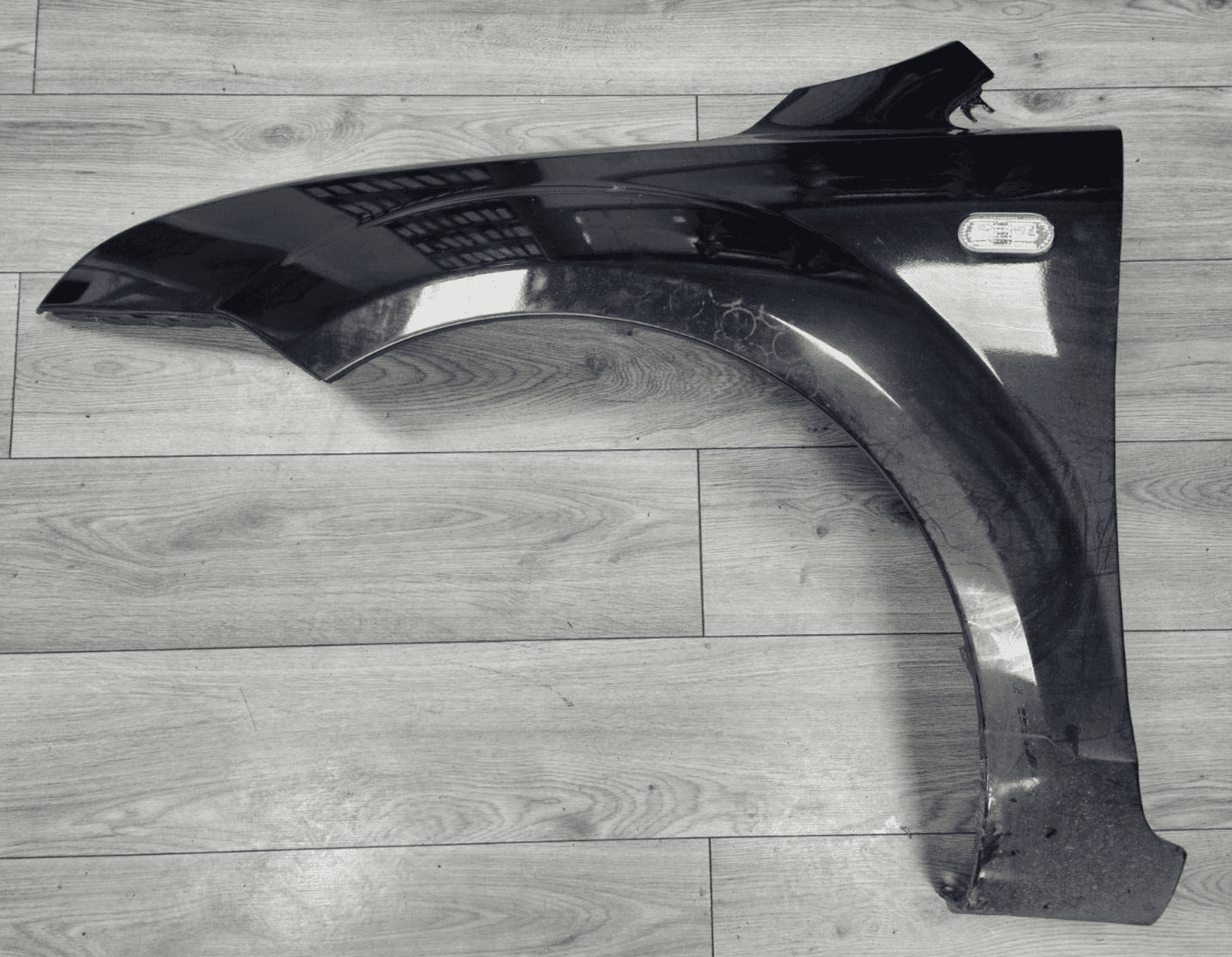 GENUINE FORD FOCUS MK2 LEFT PASSENGER SIDE WING FENDER PANTHER BLACK ...