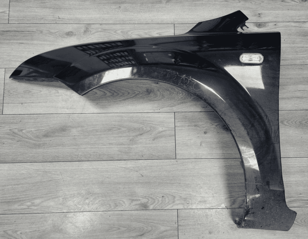 GENUINE FORD FOCUS MK2 LEFT PASSENGER SIDE WING FENDER PANTHER BLACK ...