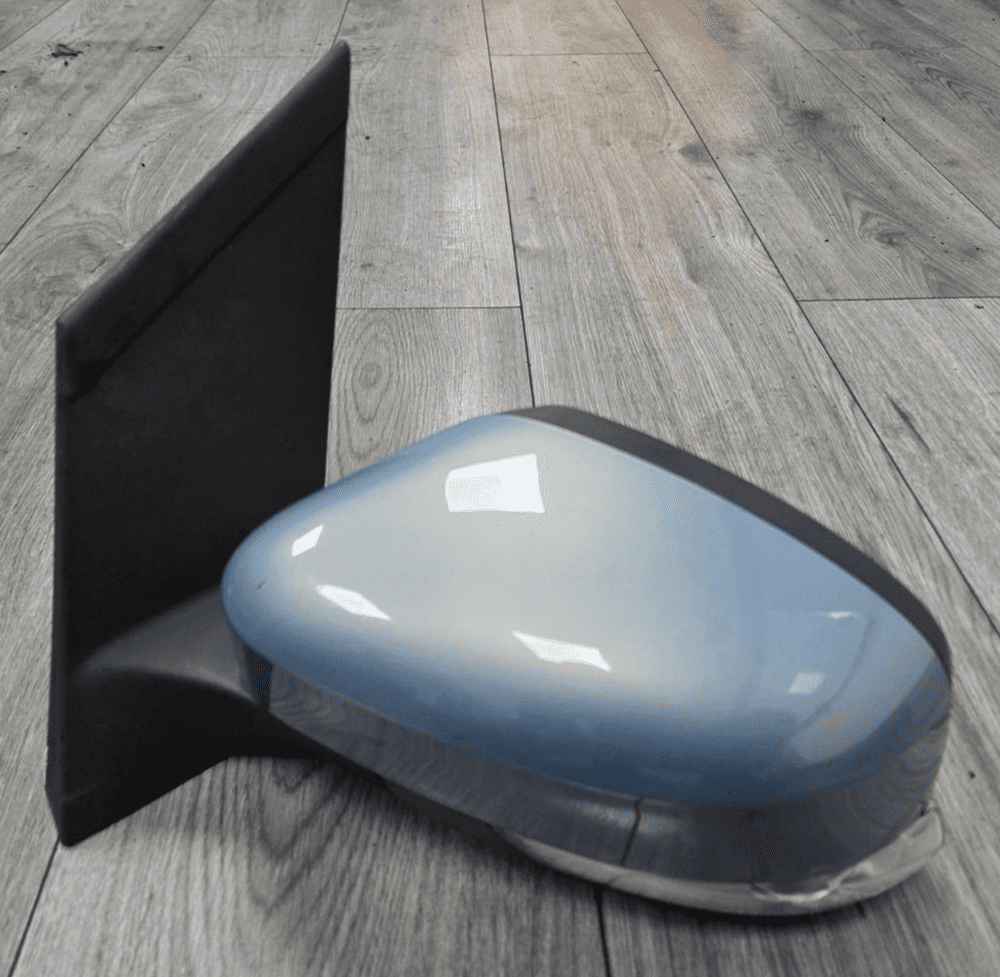 GENUINE FORD FOCUS MK2 PASSENGER LEFT DOOR WING MIRROR AVALON BLUE 2008 ...