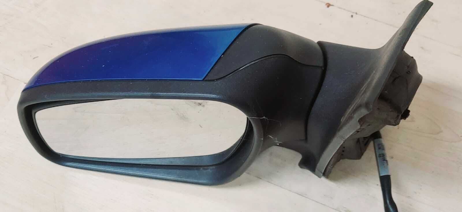 GENUINE FORD FOCUS MK2 PASSENGER LEFT WING MIRROR IN AQUARIUS BLUE 2005 ...