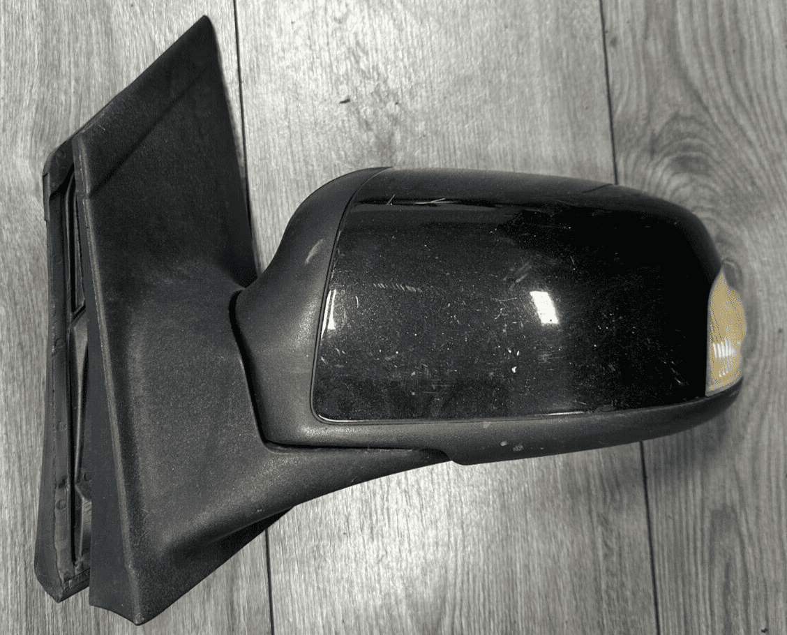 GENUINE FORD FOCUS MK2 PASSENGER SIDE WING MIRROR & INDICATOR BLACK ...