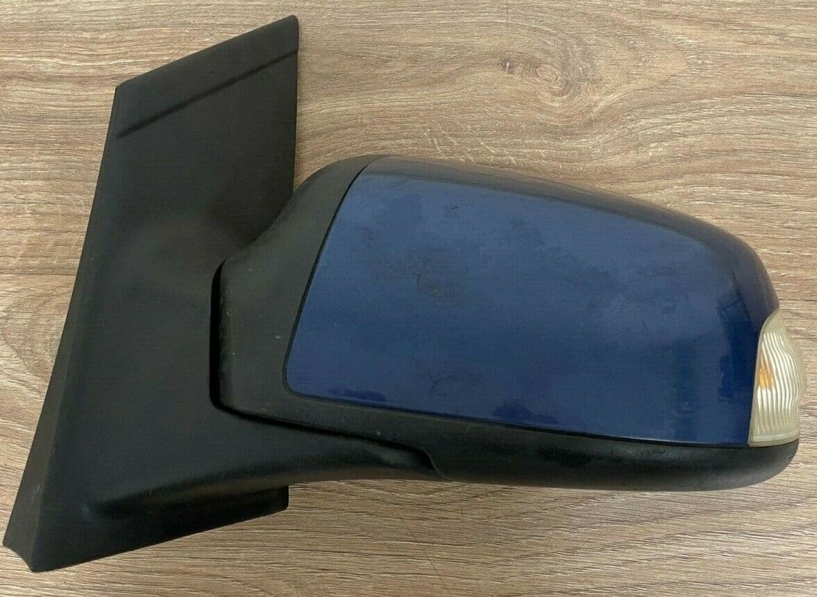 GENUINE FORD FOCUS MK2 PASSENGER SIDE WING MIRROR & INDICATOR BLUE 2005 ...