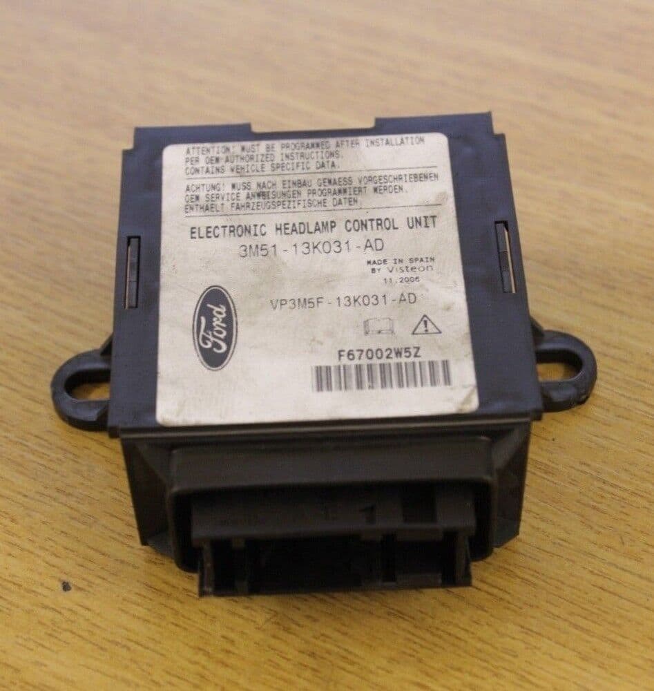 GENUINE FORD FOCUS MK2 XENON HEADLIGHT CONTROL MODULE 3M51-13K31-AD ...