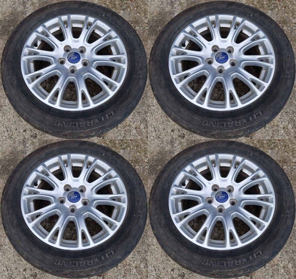 GENUINE FORD FOCUS MK3 16" 5 SPOKE ALLOY WHEEL SET x 4 2015 - 2019