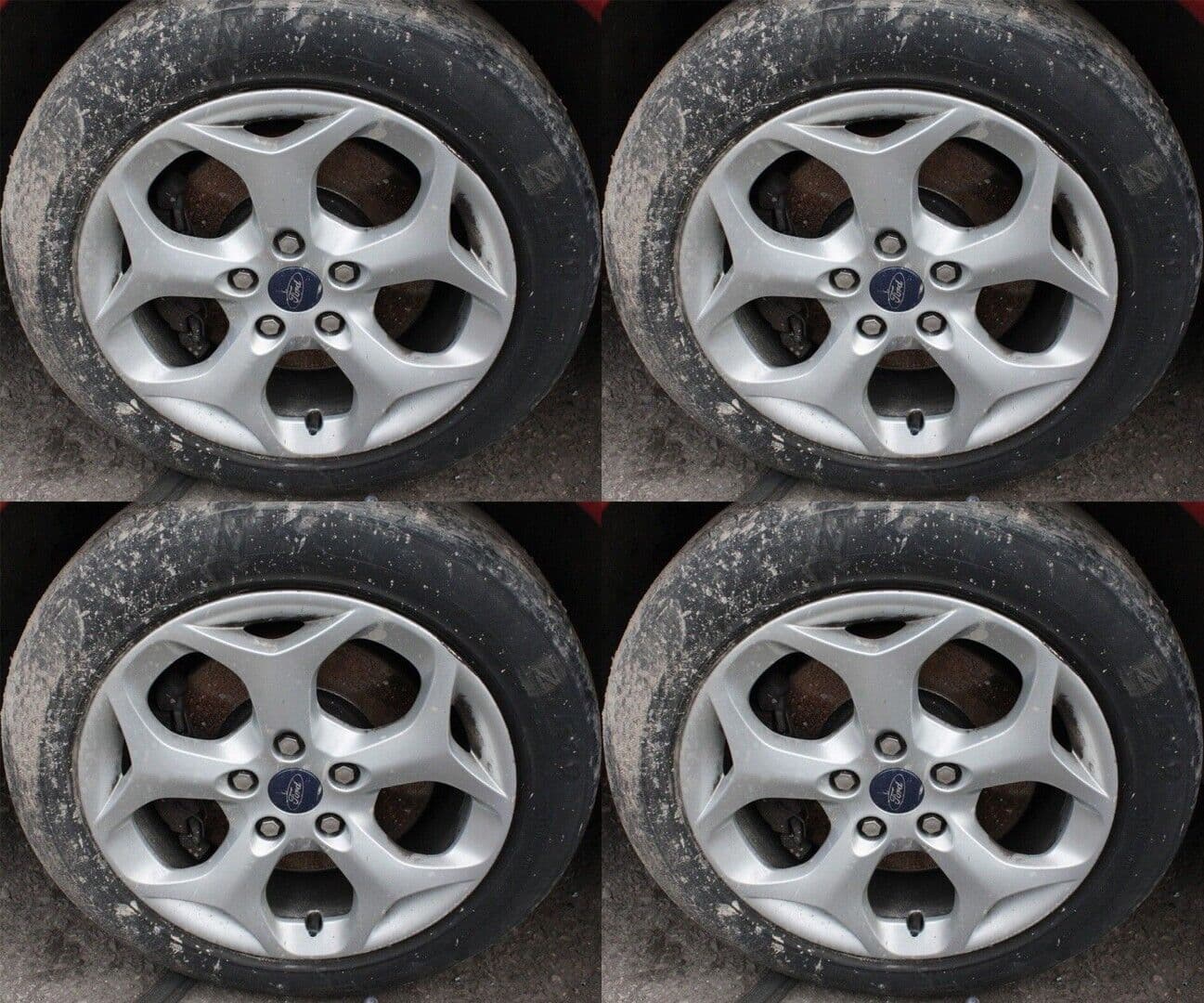 GENUINE FORD FOCUS MK3 16" 5 SPOKE SNOWFLAKE ALLOY WHEEL SET x 4 2015 ...