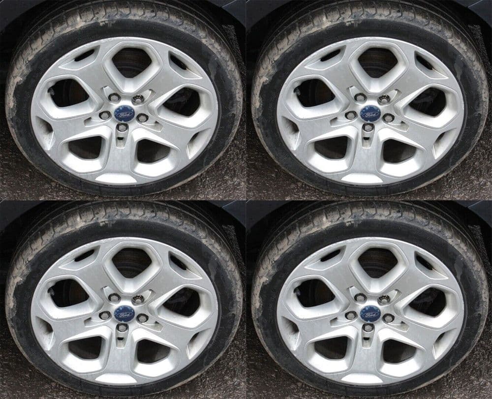 GENUINE FORD FOCUS MK3 18" 5 SPOKE SNOWFLAKE ALLOY WHEEL SET x 4 2011 ...