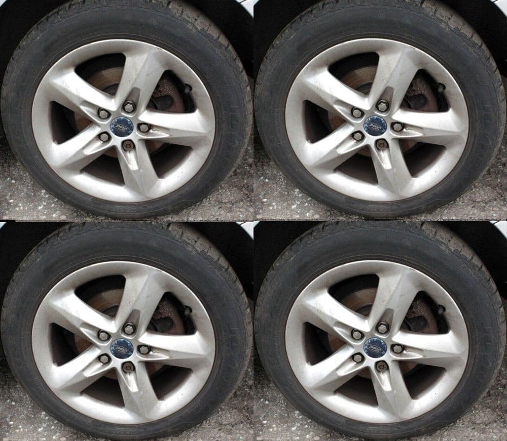 GENUINE FORD FOCUS MK3 5 SPOKE 16" ALLOY WHEEL SET x 4 2011 - 2015