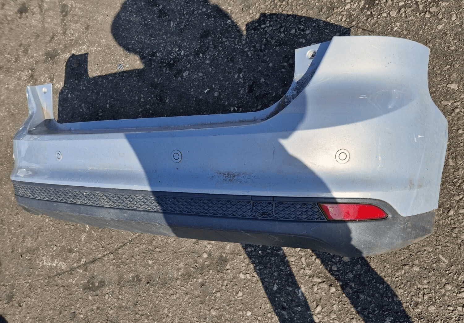 GENUINE FORD FOCUS MK3 HATCHBACK REAR BUMPER DARK MICASTONE PCD 2011 - 2015