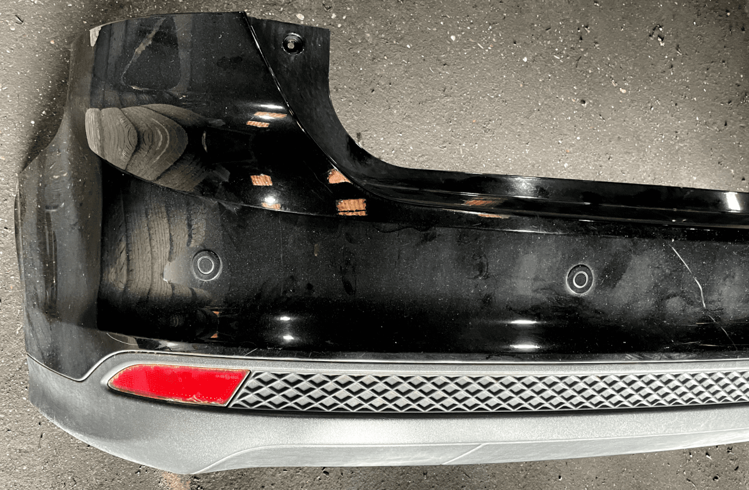 GENUINE FORD FOCUS MK3 HATCHBACK TITANIUM REAR BUMPER PANTHER BLACK ...