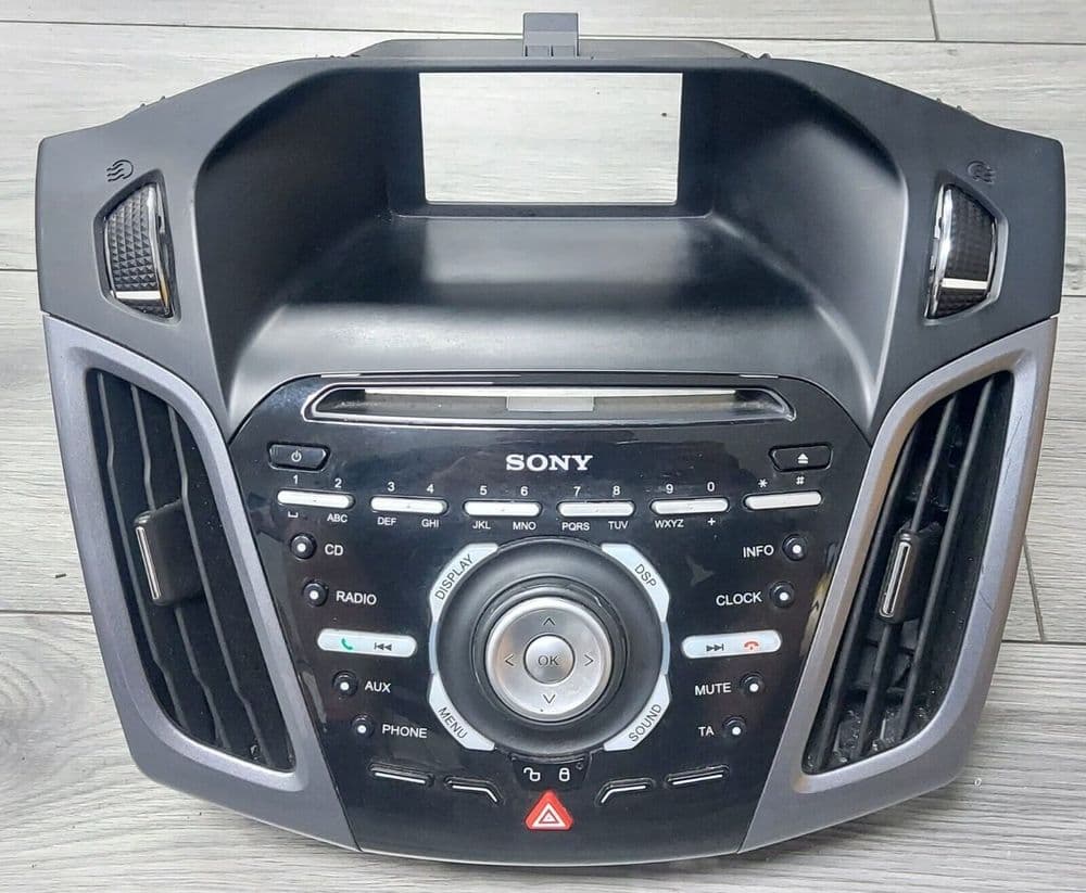 GENUINE FORD FOCUS MK3 SONY RADIO FASCIA FRONT PANEL BM5T-18K811-SA ...