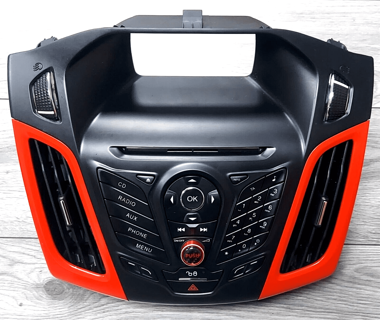 GENUINE FORD FOCUS MK3 STEREO RADIO BUTTONS BLACK RED BM5T-18K811-BE ...